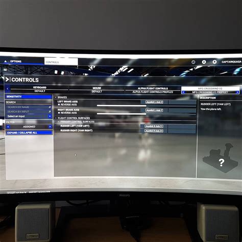 How Configure MFG Crosswind Rudder Pedals Hardware Peripherals Microsoft Flight Simulator