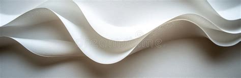Abstract White Fabric Texture Soft Undulating Waves Stock Illustration Illustration Of Simple