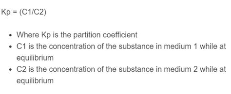 Partition Coefficient Calculator Calculator Academy