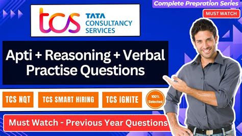 Tcs Smart And Ignite Previous Year Questions Aptitude And Reasoning Practice Exam Questions Tcs