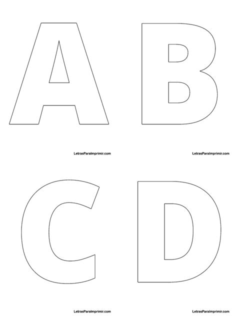 Alfabeto Para Imprimir Pdf
