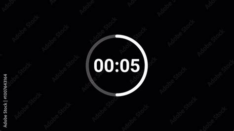 Circle Sliding Countdown Timer Ten Seconds Animation From 10 To 0 Circle Sliding Countdown Timer Ten Seconds Animation From 10 To 0