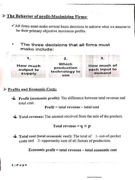 Micro Economic Chapter 6 Part1 Pdf