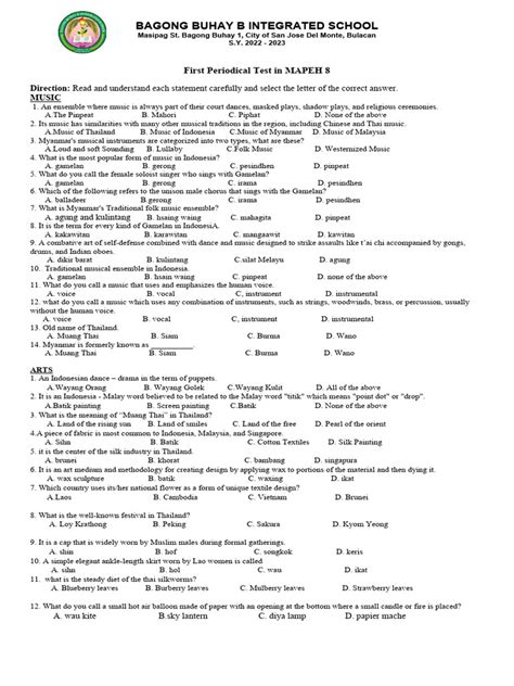 mapeh 1st qa pdf sexual orientation gender