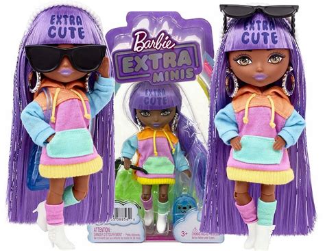 Lalka Barbie Extra Minis Lalka W Kolorowej Bluzie Cena Opinie Lalki Modowe