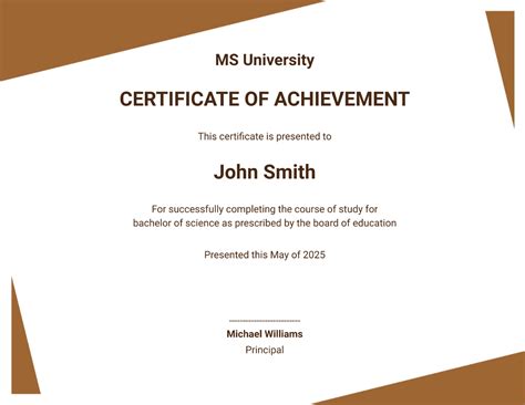 Free Bachelor Of Science Certificate Sample Template To Edit Online