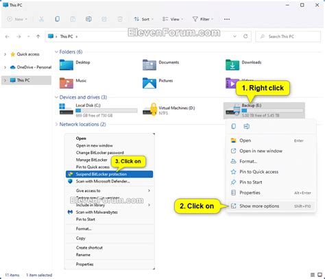 Add Suspend BitLocker Protection To Context Menu In Windows Windows Forum