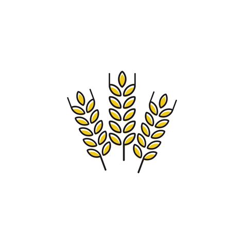 Agriculture Wheat Vector 13774512 Vector Art At Vecteezy