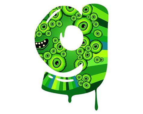 Буква G английского алфавита в красивых картинках для детей.