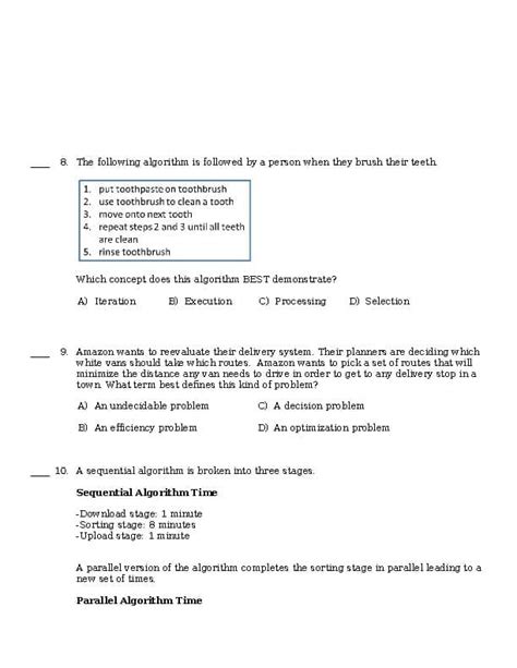 Ap Csp Unit 10 Quiz By Ap Csp Help Tpt