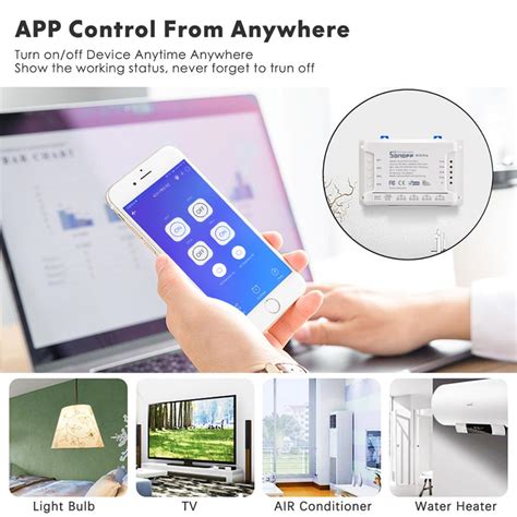 Sonoff 4ch Pro R2 4ch R2 Smart Wifi Switch 4 Gan Vicedeal