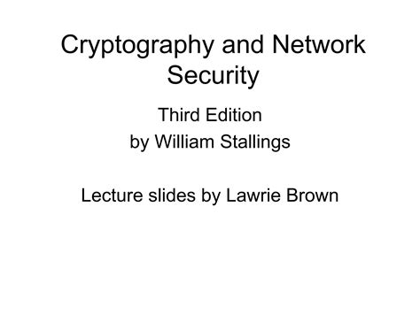 Cryptography And Network Security AES ALG PPT