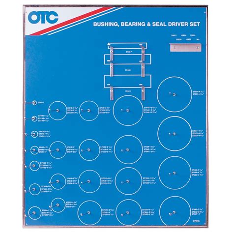 OTC Tools And Equipment 27810 Driver Tool Set Organizer Board OTC Tools Driver Tool Set