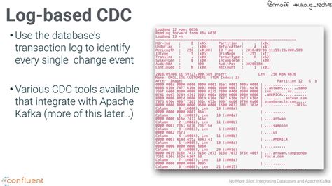 No More Silos Integrating Databases And Apache Kafka Speaker Deck