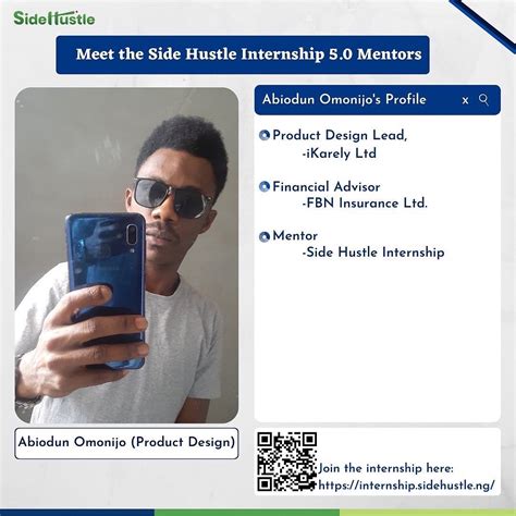 Side Hustle On Linkedin Meet Abiodun Omonijo Aka Vlad Hes A Product Designer And Trainer He