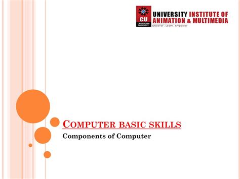 PPT Computer Basic Skills PowerPoint Presentation Free Download ID