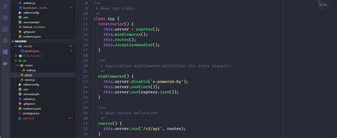 node js code