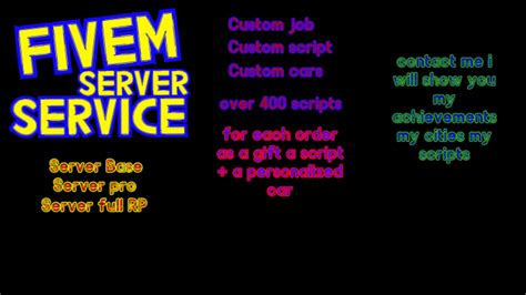 Create A Fivem Esx Server For You By Codercfiv Fiverr