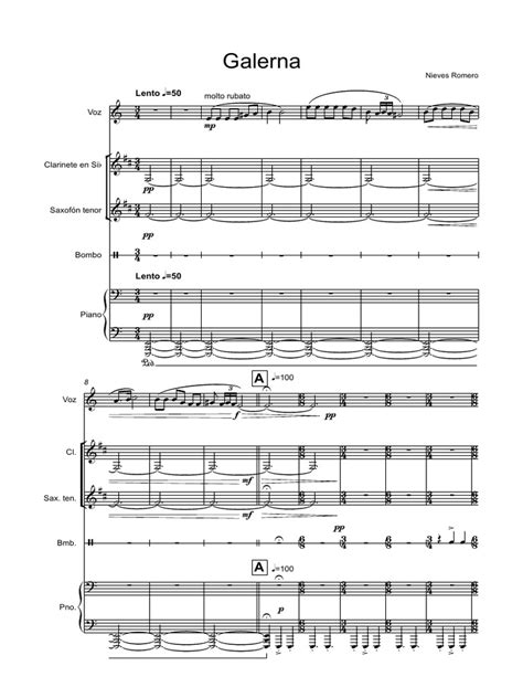 Galerna Partitura Completa Pdf