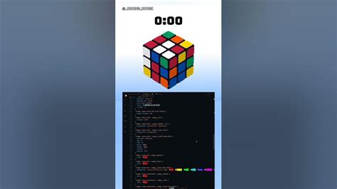 Rubik Cube ⚡ Full Source Code Link In My Bio 🖇️html Css Js Web Explore Youtube