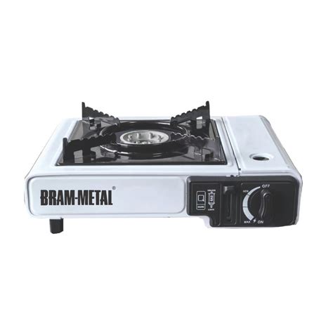 Anafe Portátil Dual Bram Metal A Cartucho Camping
