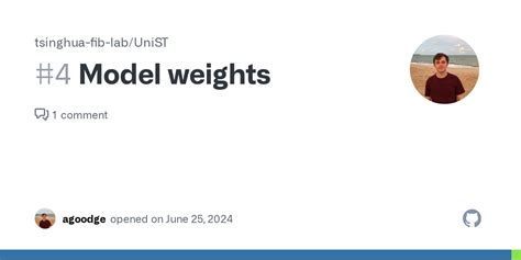 Model Weights Issue Tsinghua Fib Lab UniST GitHub