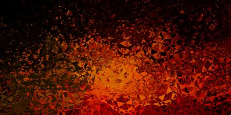 Dark Orange Vector Background With Triangles 18996719 Vector Art At Vecteezy