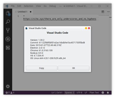 Incorrect Handling Of Hyperlinks Around Word Wrapping · Issue 67048 · Microsoftvscode · Github