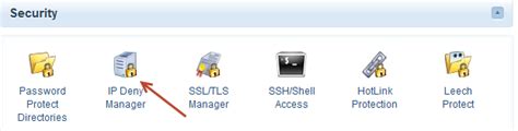 how do i block an ip or domain from accessing my website ez web