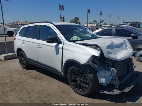 2019 Mitsubishi Outlander Le Ja4ad3a36kz055242 — история авто из США