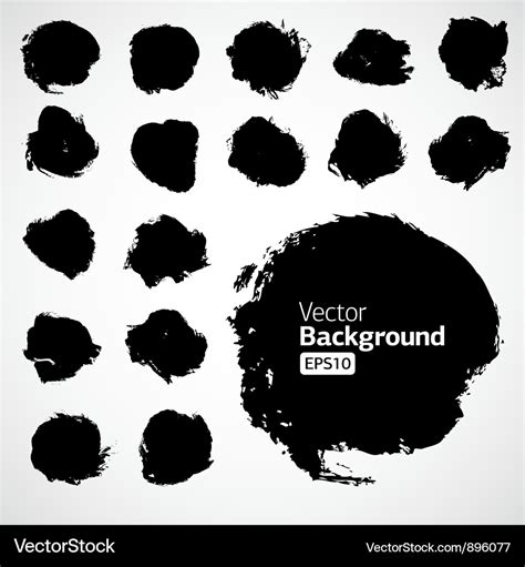 Abstract Grunge Shapes Royalty Free Vector Image