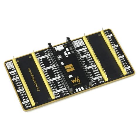 Dual Gpio Expander For Raspberry Pi Pico Two Sets Of Male Headers