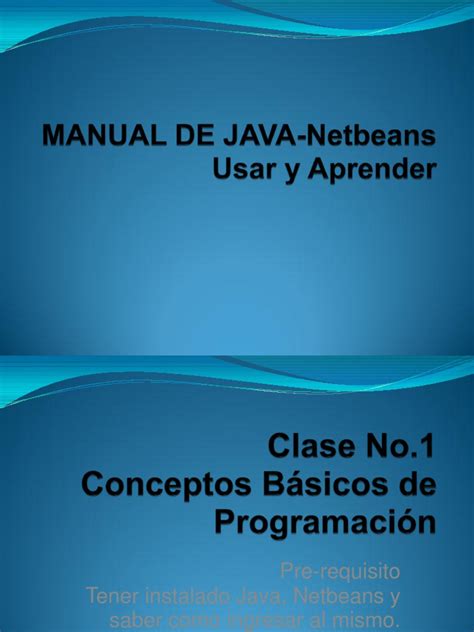 introducción a la creación y ejecución de programas simples en java