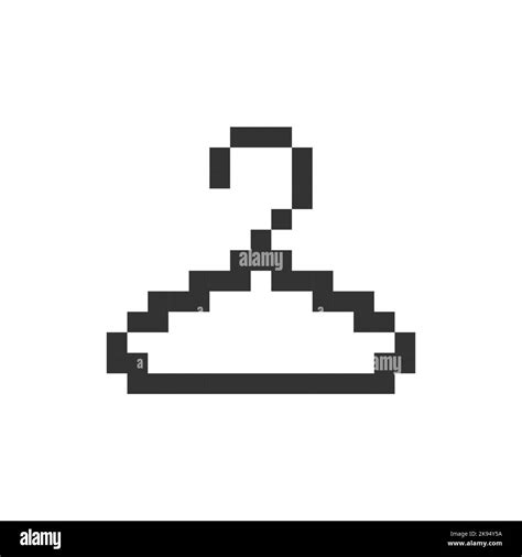 Hanger Pixelated Ui Icon Stock Vector Image And Art Alamy