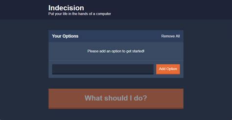 github dip15739 indecision app the indecision app will help you make