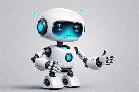 Premium Photo Smiling Chatbot Helping Solve A Problems