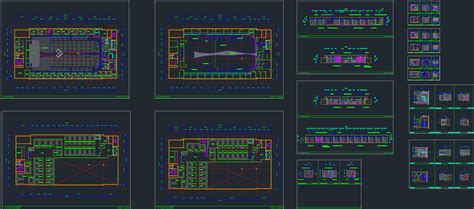 나이트클럽 평면도 천정도 입면도 Library Magnicad Cad Block Free Download