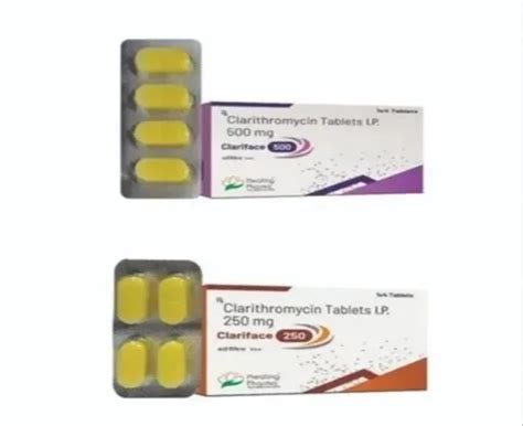 Clariface Clarithromycin 250mg Tablets At Rs 340 Stripe Claribid