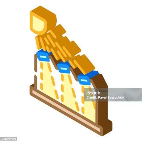 일광 수확 녹색 건물 아이소 메트릭 아이콘 벡터 일러스트 레이 션 0에 대한 스톡 벡터 아트 및 기타 이미지 0 3차원 형태 건설 산업 Istock
