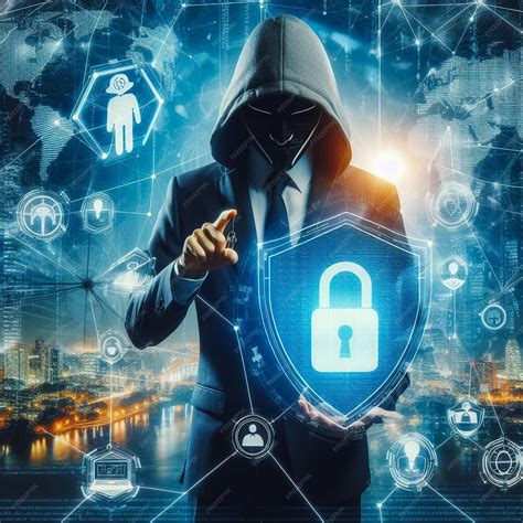 Premium Photo Computing And Network Concept Hacker Using Computer With Digital Business