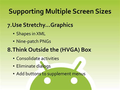 Android Supporting Multiple Screen Sizes Pdf Operating Systems