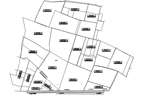 D Drawings Of An Area Detailing CAD Urban Block Dwg File Cadbull
