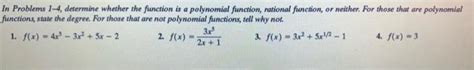 solved in problems 1 4 determine whether the function is a