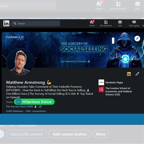 Matthew Armstrong 💪 On Linkedin Topvoice Linkedinbadge Hilariousvoice