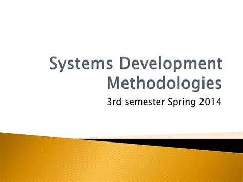 Ppt Systems Development Methodologies Powerpoint Presentation Free Download Id 2684987