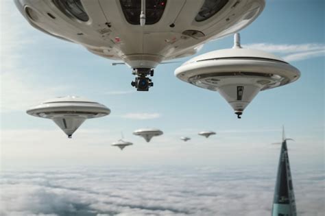 Premium Photo Unidentified Objects Flying In The Sky