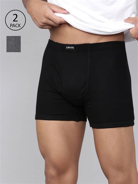 Buy Levis Men Pack Of 2 Pure Cotton Long Length Trunk With Ultrasoft Waistband Trunk For Men