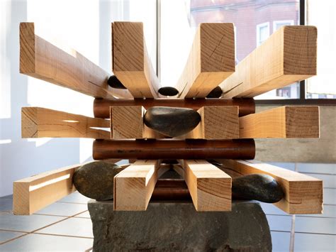 Bench With Scaffold For Moss Featured In San Francisco Exhibition