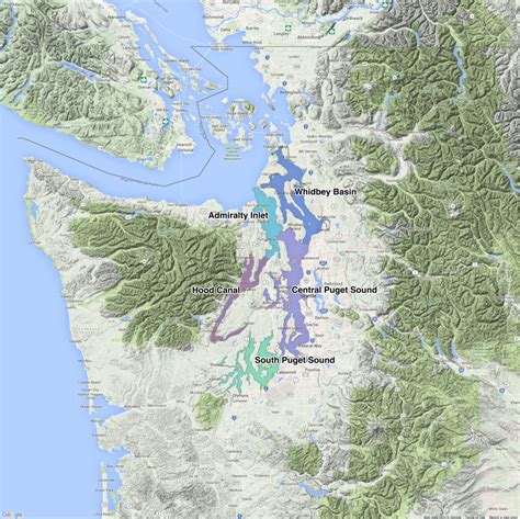 Geographic Boundaries Of Puget Sound And The Salish Sea Encyclopedia Of Puget Sound