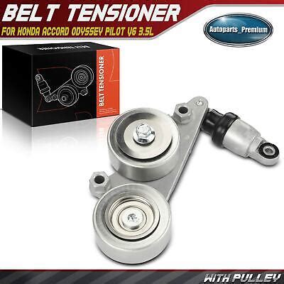 Engine Belt Tensioner Assembly W Pulley For Honda Accord Odyssey Pilot
